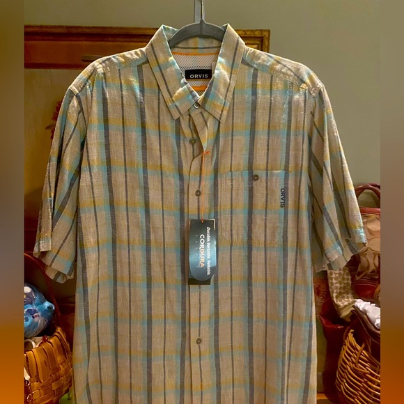Orvis | Shirts | Nwto Orvis Shortsleeved Collared Shirt Featuring A ...